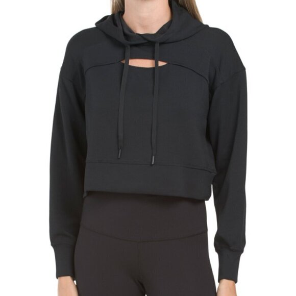 90 Degree By Reflex | Tops | Softlite Scuba Zoe Cropped Hoodie With ...